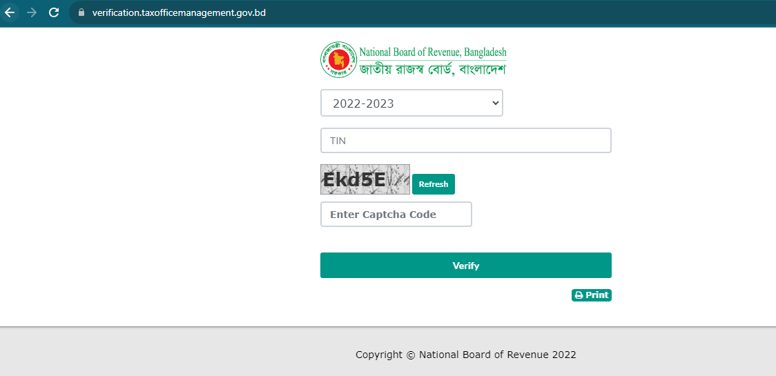 Tax Return verification online - How to check PSR online